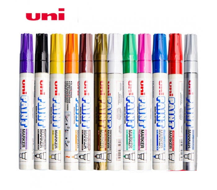 טוש צבע פרמננטי UNI PAINT MARKER - מרקרים טושים לציור - ארט דיפו