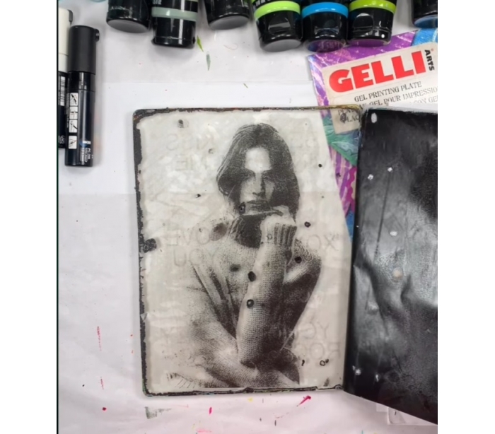 ג'לי פלייט העברת תמונה להדפס GELLI PLATE - רעיונות ליצירה - ארט דיפו