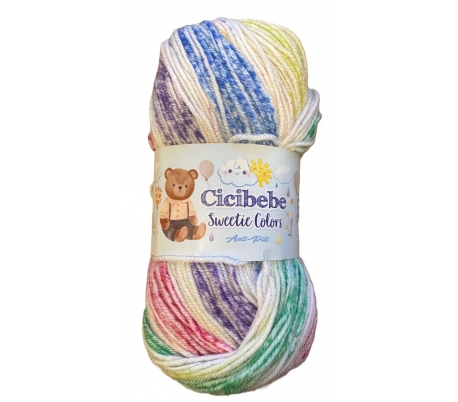 צמר מתחלף דק Cicibebe - צמר לסריגה - ארט דיפו